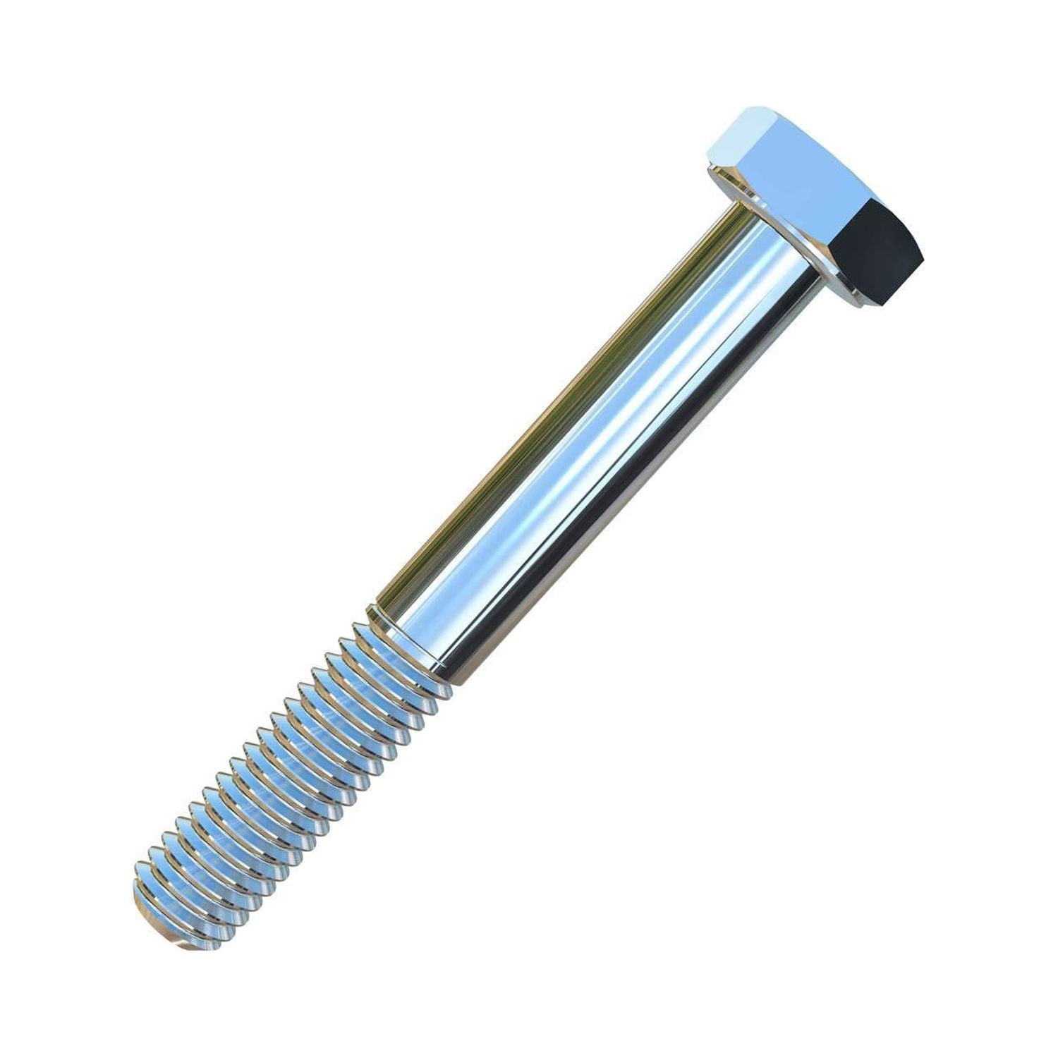 (Pack of 8) -1 Pitch X 45mm Titanium Hex Head Bolt, Grade 5 (Ti-6Al-4V ...