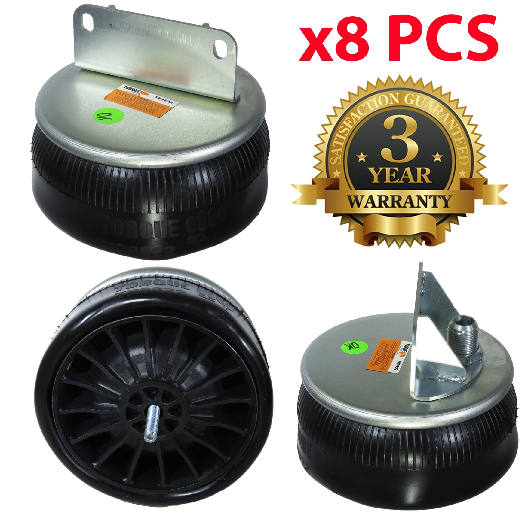 Pack of 8 Air Spring Bag for Kenworth Trucks Replaces W01-358-9622 ...