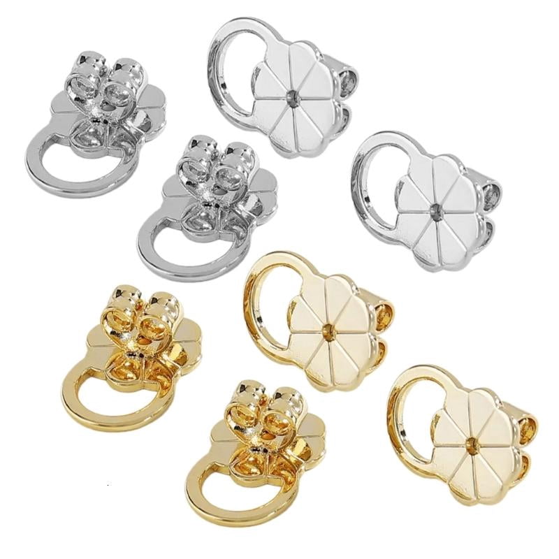 Pack of 8 Chic Earring Backing Lifters for Droopy Ears Comfortable ...