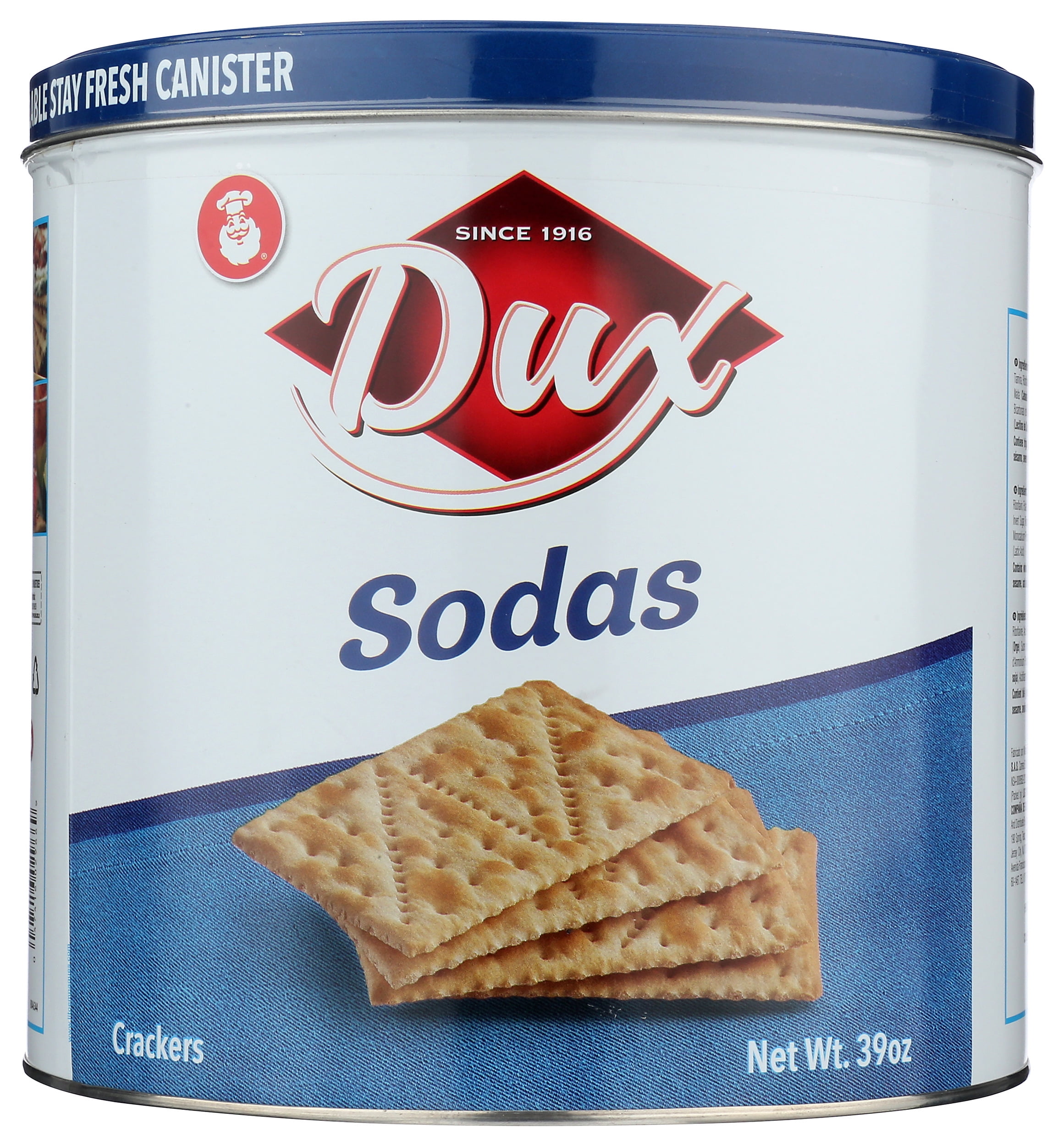 Pack of 8, Dux Sodas Crackers, 39 oz - Walmart.com