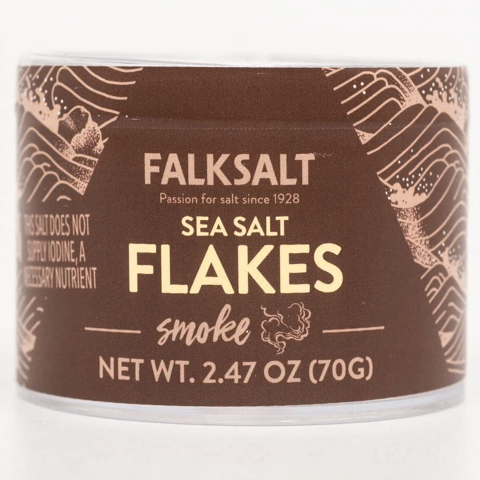 (Pack of 8), Falksalt Smoke Sea Salt Flakes, 2.47 oz - Walmart.com