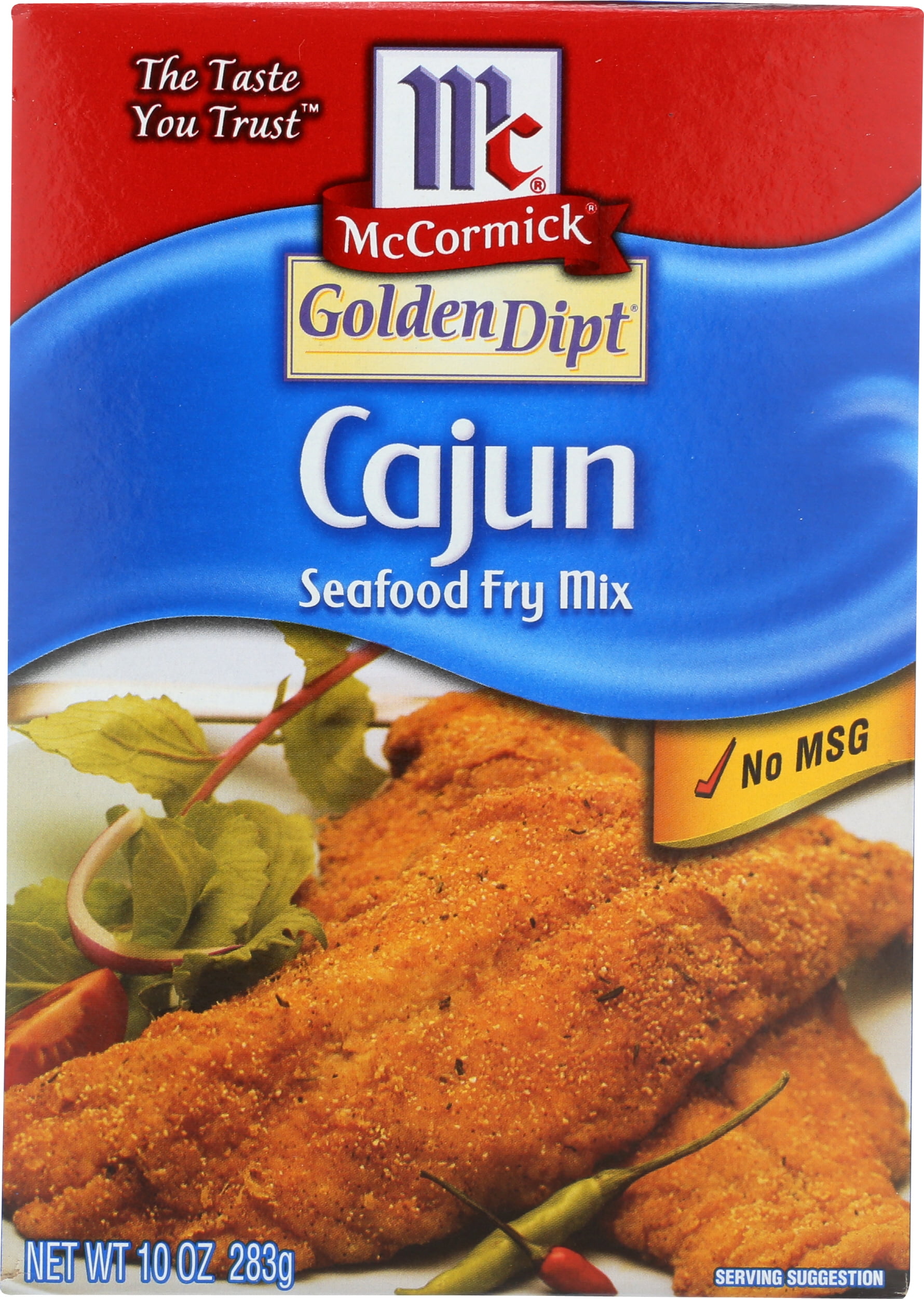 Pack of 8, Golden Dipt Golden Dipt Cajun Style Seafood Fry Mix, 10 oz ...