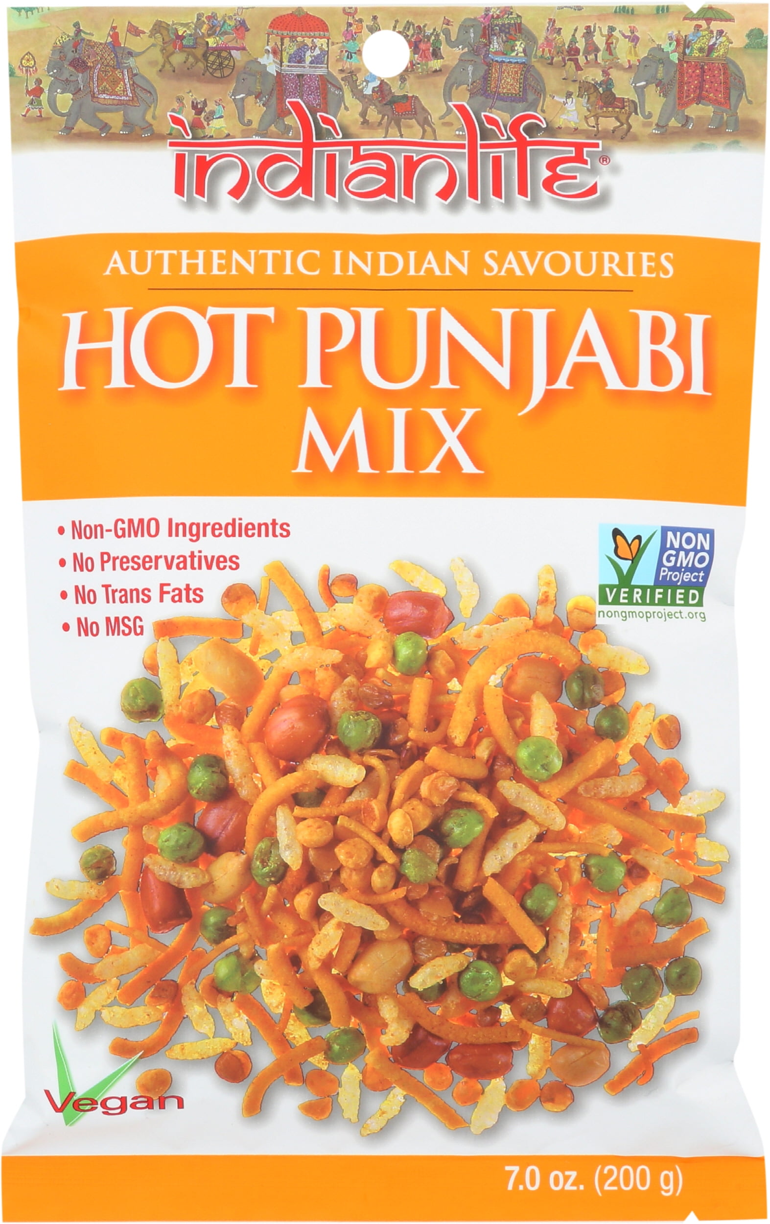 Pack of 8, Indianlife Hot Punjabi Mix, 7 oz - Walmart.com