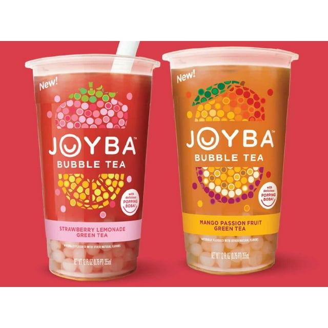 [Pack of 8] Joyba Bubble Tea Variety Multipack (4 Mango Passion Fruit ...
