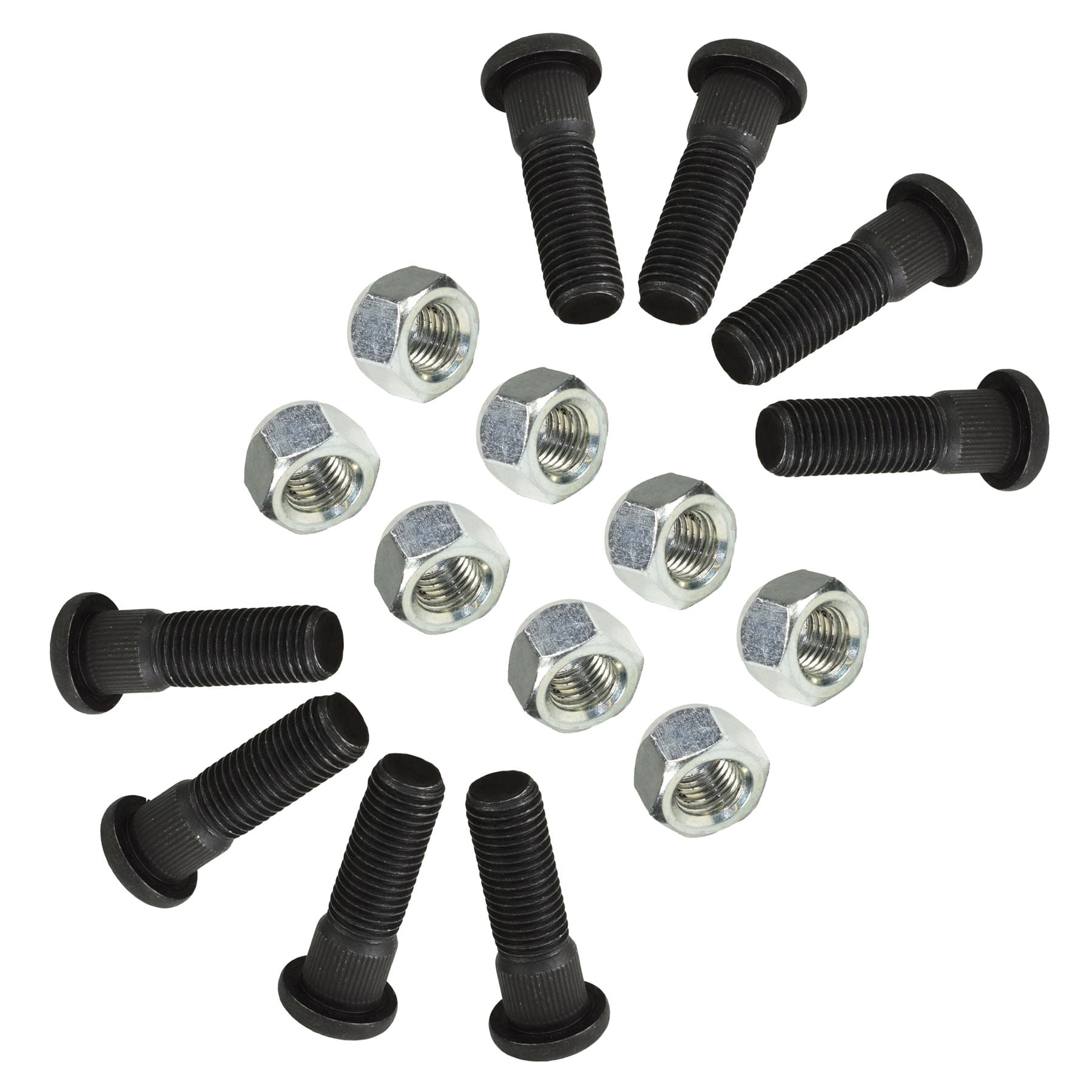 Pack of 8 M12 x 1.5 Wheel Studs And Nuts For 100mm PCD Trailer Hubs - Walmart.com