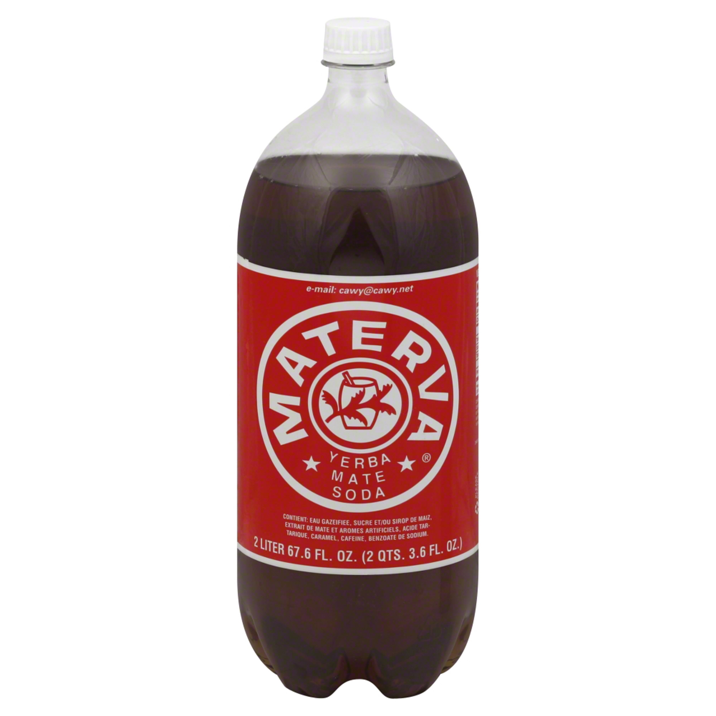 Pack of 8, Materva Yerba Mate Soda, 67.6 fl oz - Walmart.com