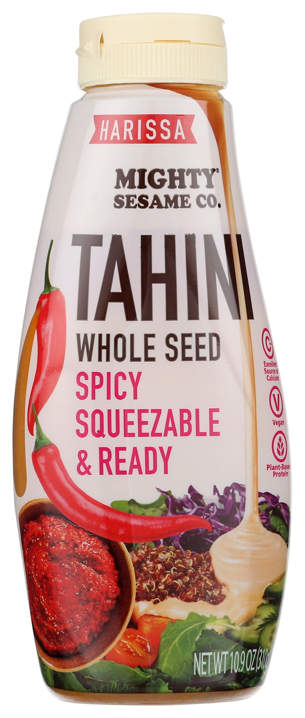 Pack of 8, Mighty Sesame Co Harissa Whole Seed Spicy Tahini Squeeze ...