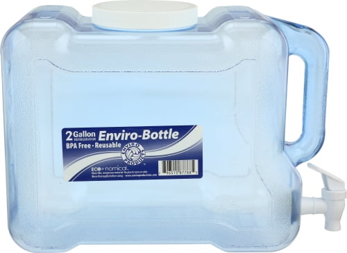 (Pack of 8) New Wave Enviro Bottle with Spigot 2 Gal 1 Ea - Walmart.com