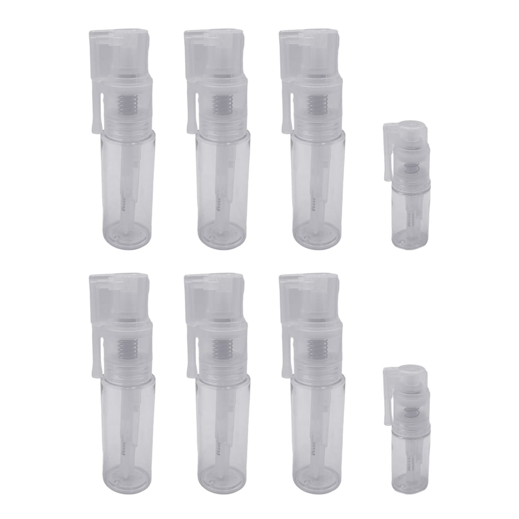 Pack of 8 Plastic Bottles Convenient Solution for Liquids Powders ...
