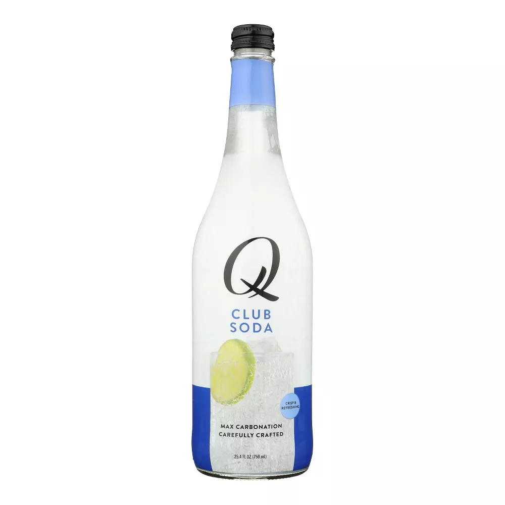 (Pack of 8), Q Mixers Club Soda, 25.4 fl oz - Walmart.com