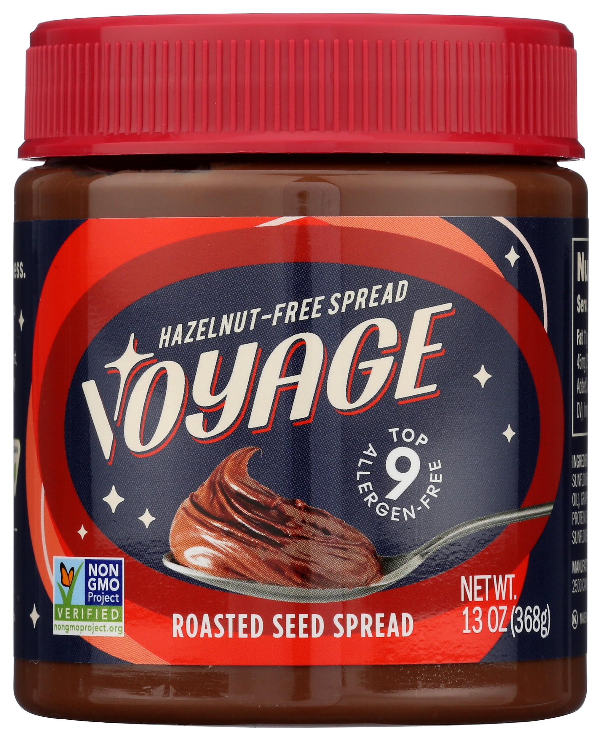 Pack of 8, Voyage Foods Roasted Seed Hazelnut-Free Spread, 13 oz ...