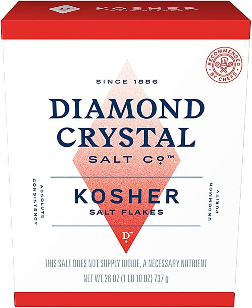 Diamond Crystal Kosher Salt Flakes, 26 oz, Pack of 9, Culinary ...