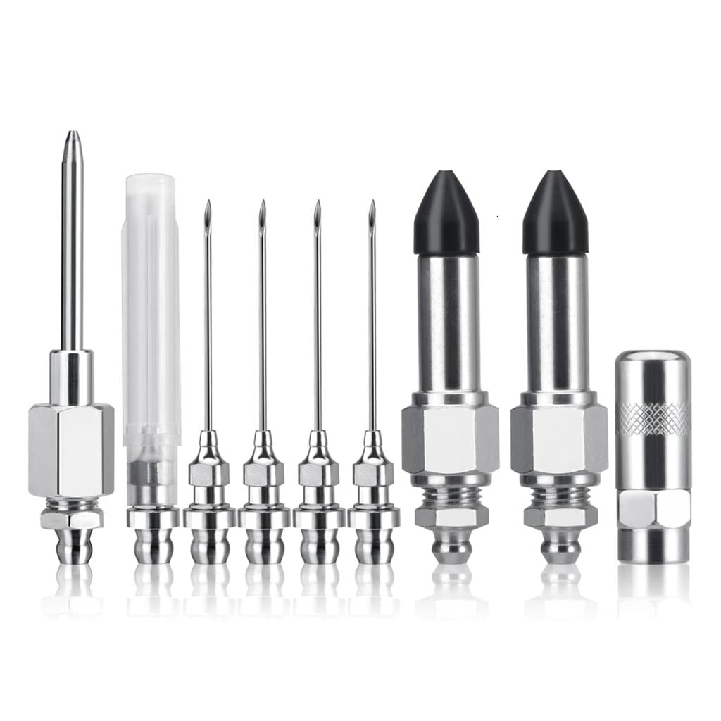 Pack of 9 Greases Guns Attachments Metal Construction Professional ...