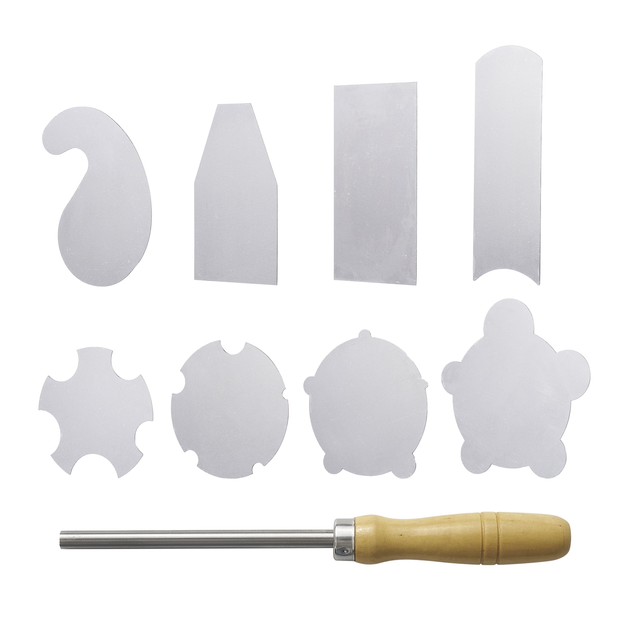 Pack of 9 Made of High Speed Steel Cabinet Scraper Burnisher with Multi ...