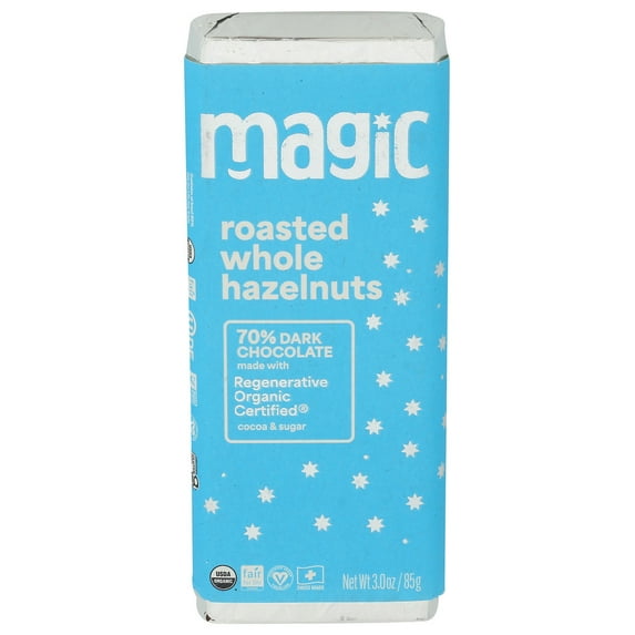 (Pack of 9) Magic Chocolate Bar Chocolate Roasted Hazelnuts 3 Oz - Walmart.com