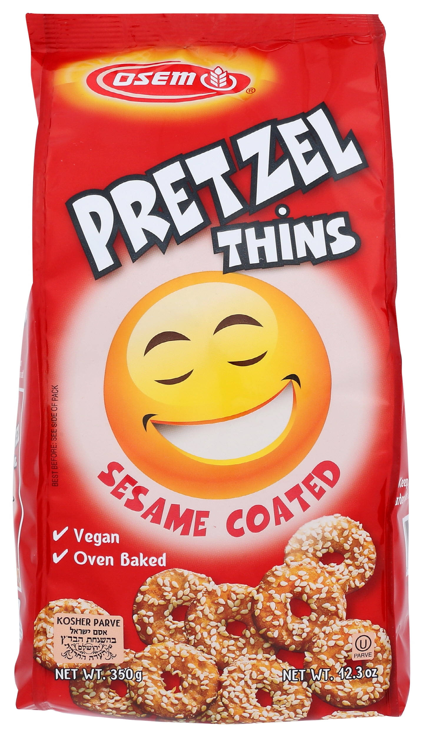Pack of 9, Osem Sesame Coated Thin Pretzels, 12.3 oz - Walmart.com