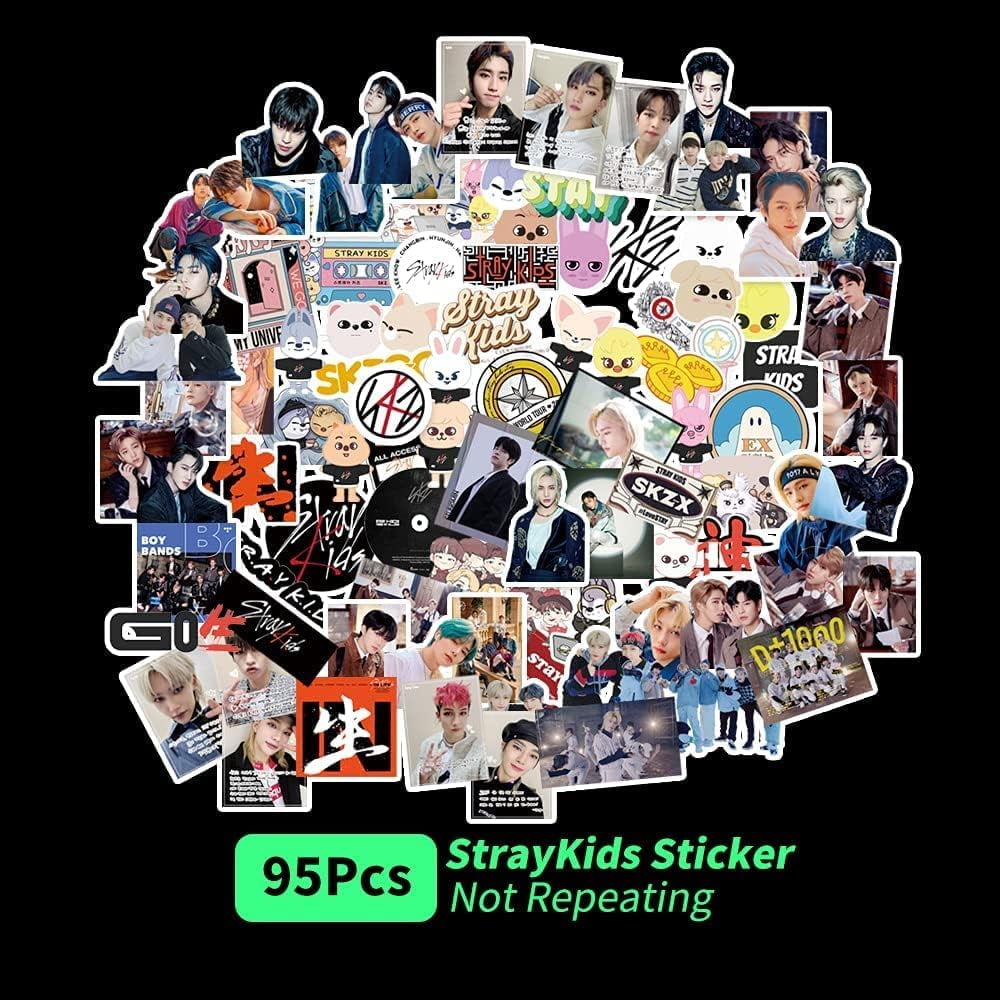 Pack of 95 Stray Kids Stickers Stray Kids Go Life Stickers Pack Small ...