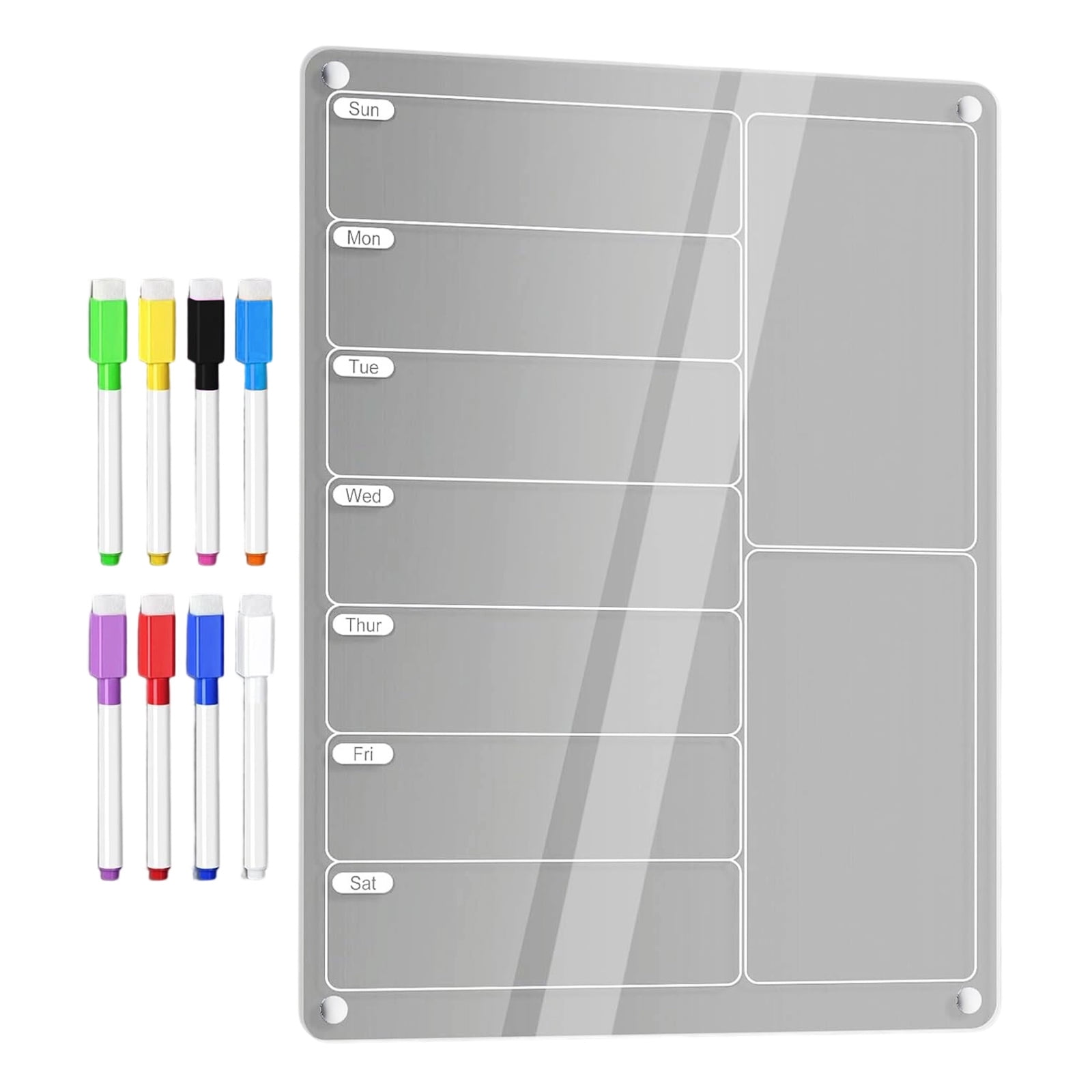 Pack of Acrylic Board Erasable with To Do Lists for Home Office ...