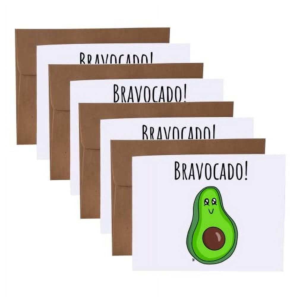 Pack of Congratulations Cards | Bravocado Avocado Pun | 4 Pack of ...