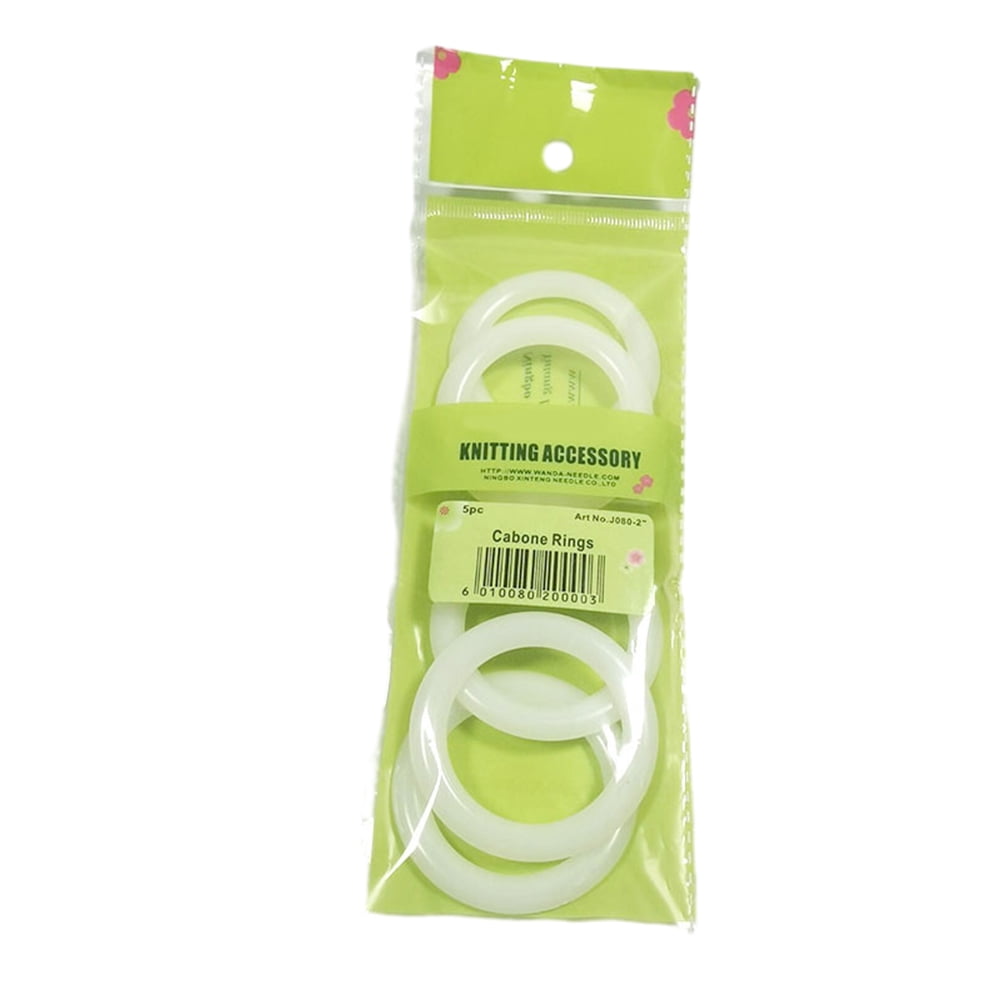 Pack of DIY Crochet Ring Circle Hook Craft Accessories Handbag Plastic ...