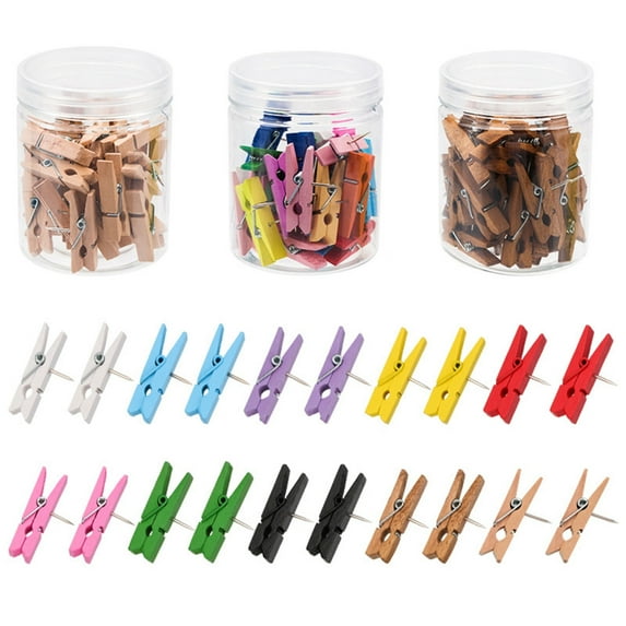 Pack of Map Tacks Pins Drawing Push Pins with Assorted Head for Map ...