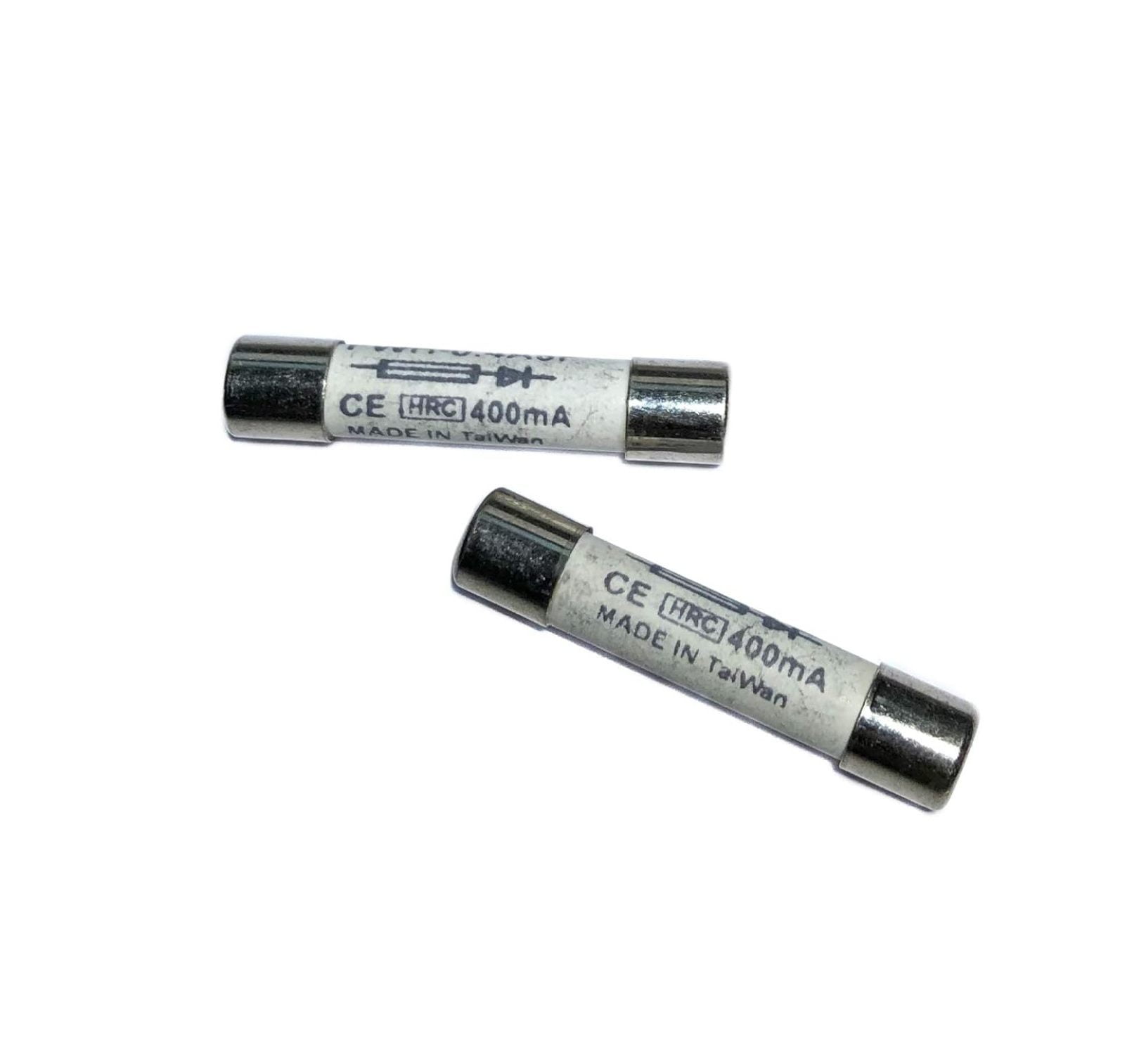 Pack of Two Ceramic Fast Fuses for Multimeters, 400mA / 600V, 0.4A ...