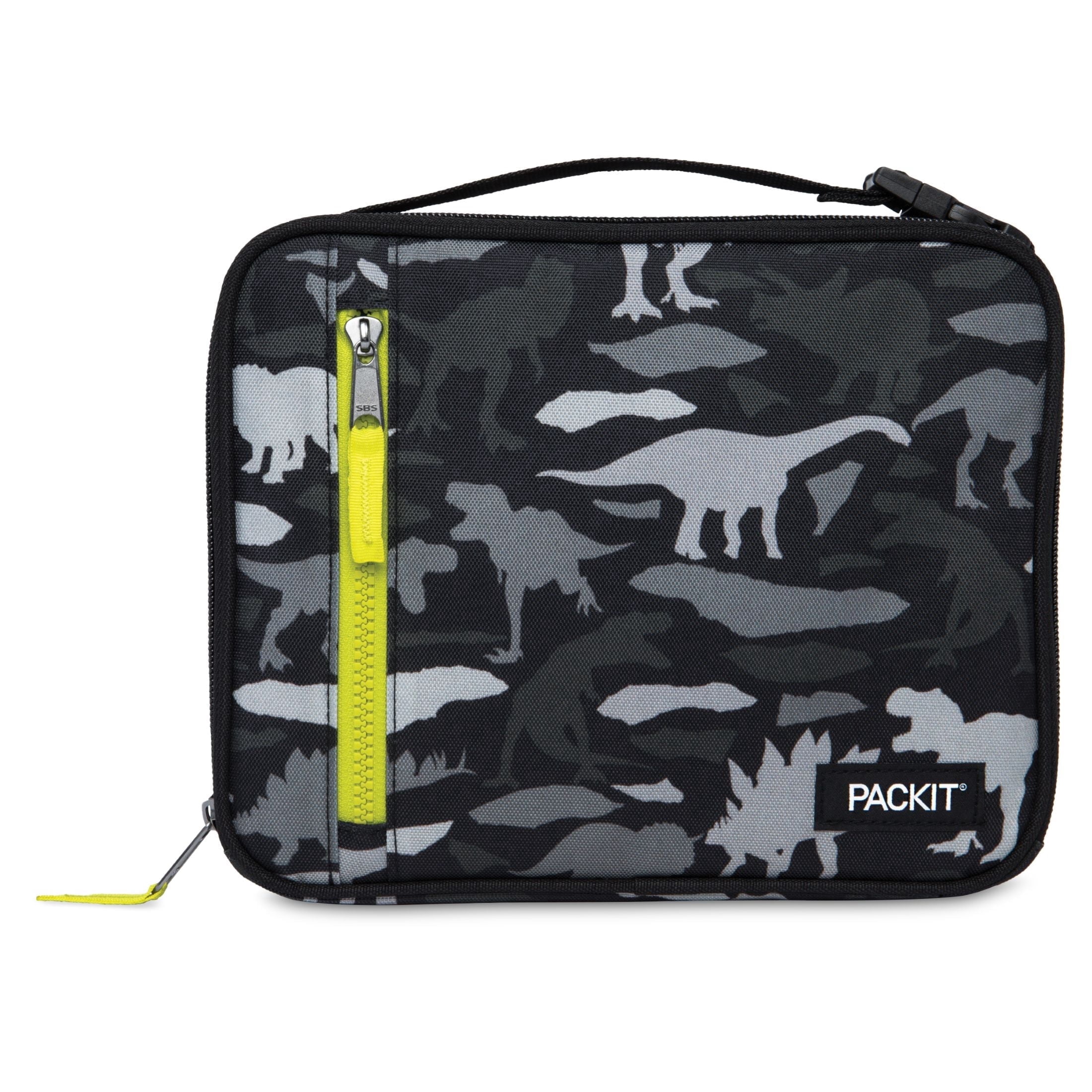 PackIt Classic Freezable Lunch Box Camouflage Dino BPA Free Polyester ...