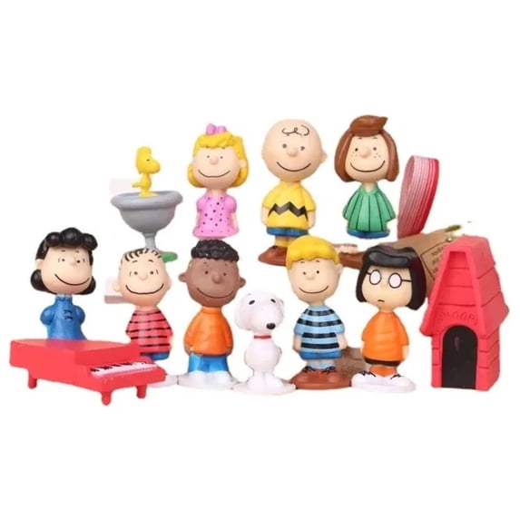 Packable Play Peanuts Classic Character Mini Figure Cake Topper ...