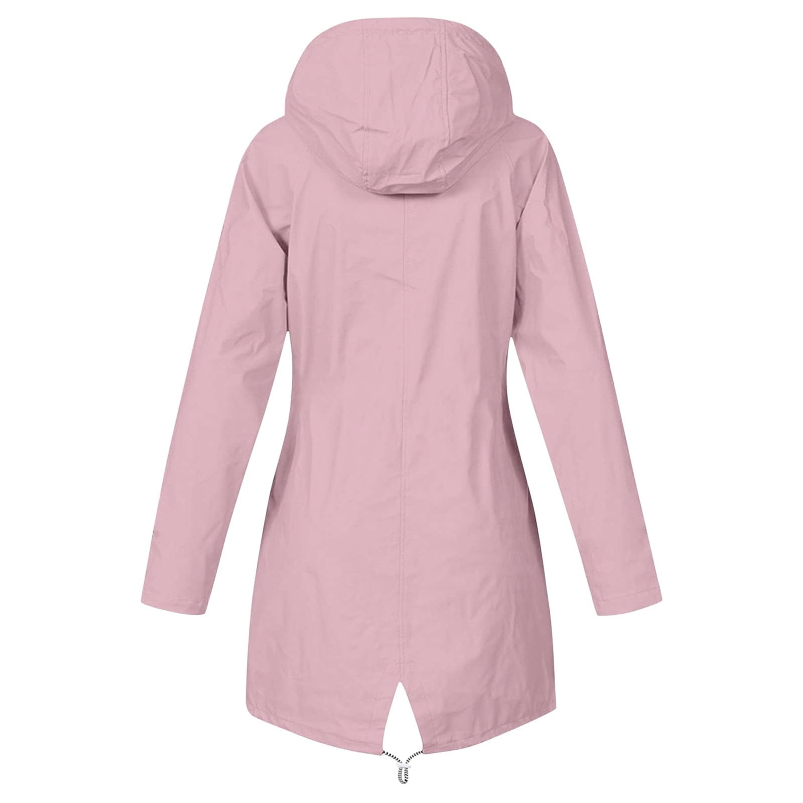 Packable Rain Jacket,Rain Coats for Women Lined Waterproof Rain Jacket ...