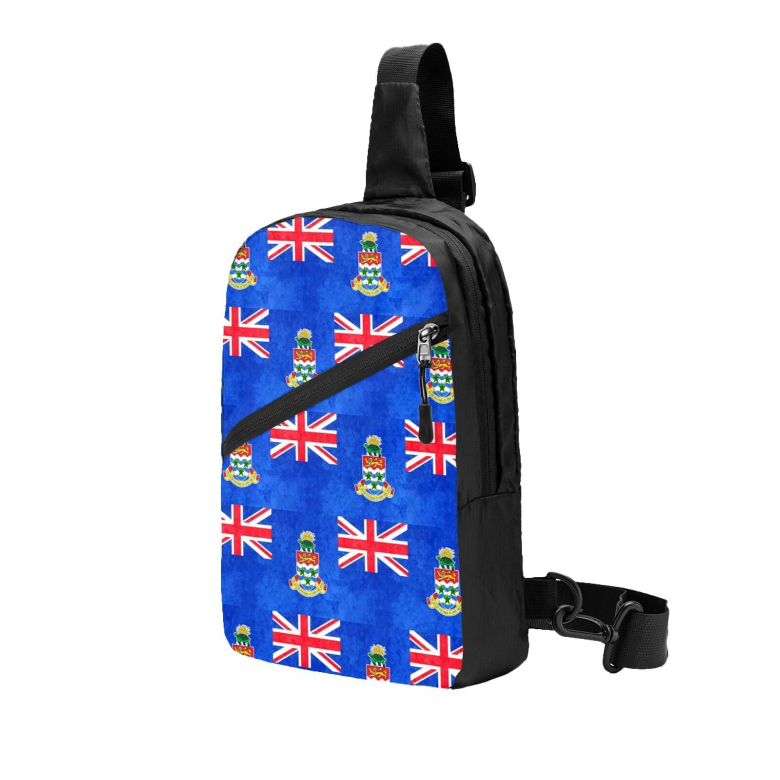 Packable Sling Backpack Flag Of The Cayman Islands Jogging Foldable ...