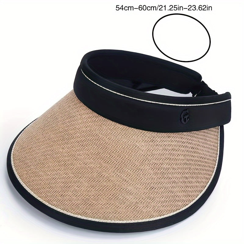 Packable Women's Perfect for Beach and Sports Sun Visor Hat with Wide ...