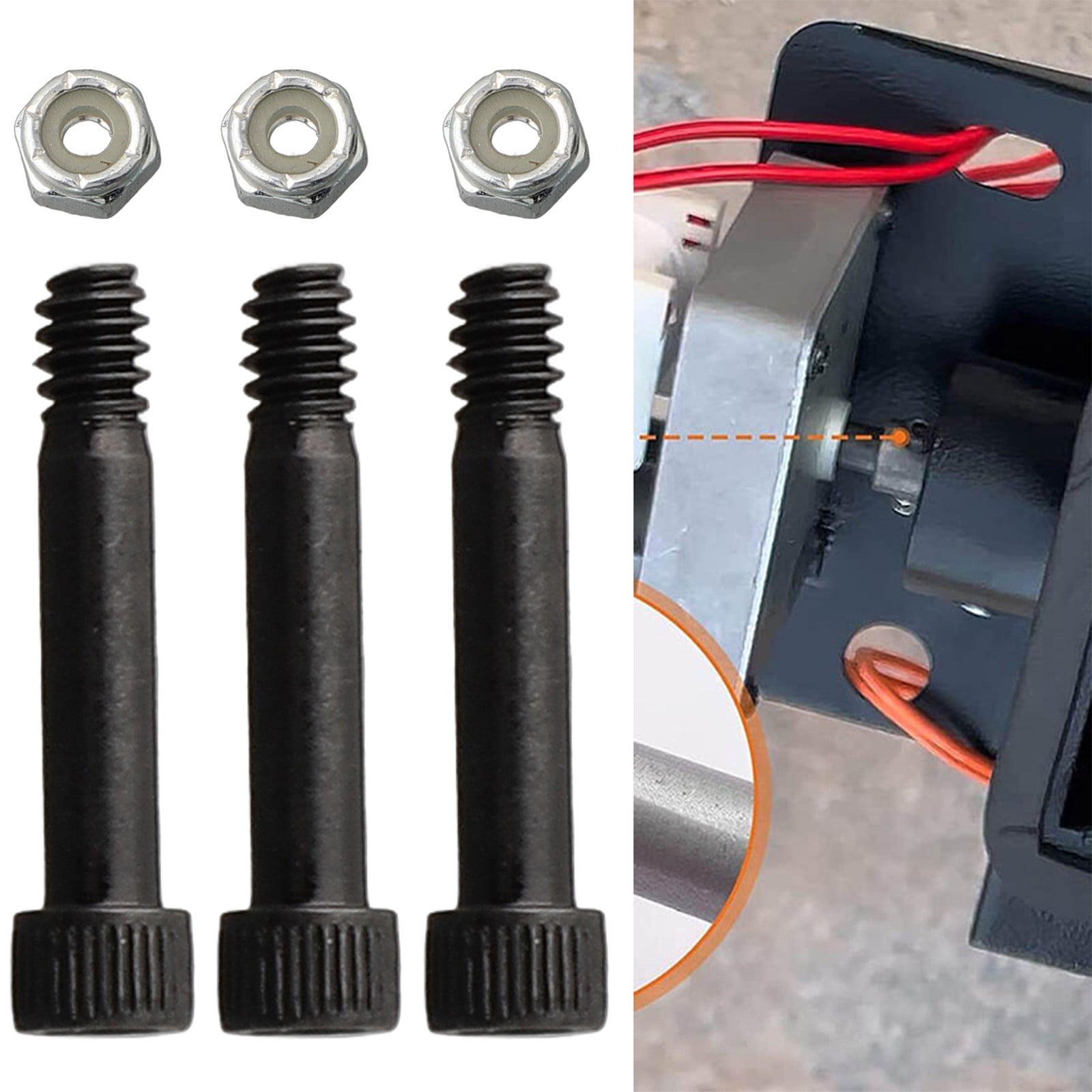 Package Content Motor And Rotating Screw Grill Auger Motor Shaft Pellet ...