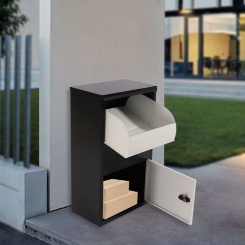 Anti-Theft & Weatherproof Package Delivery Box, Mail Drop Container for ...