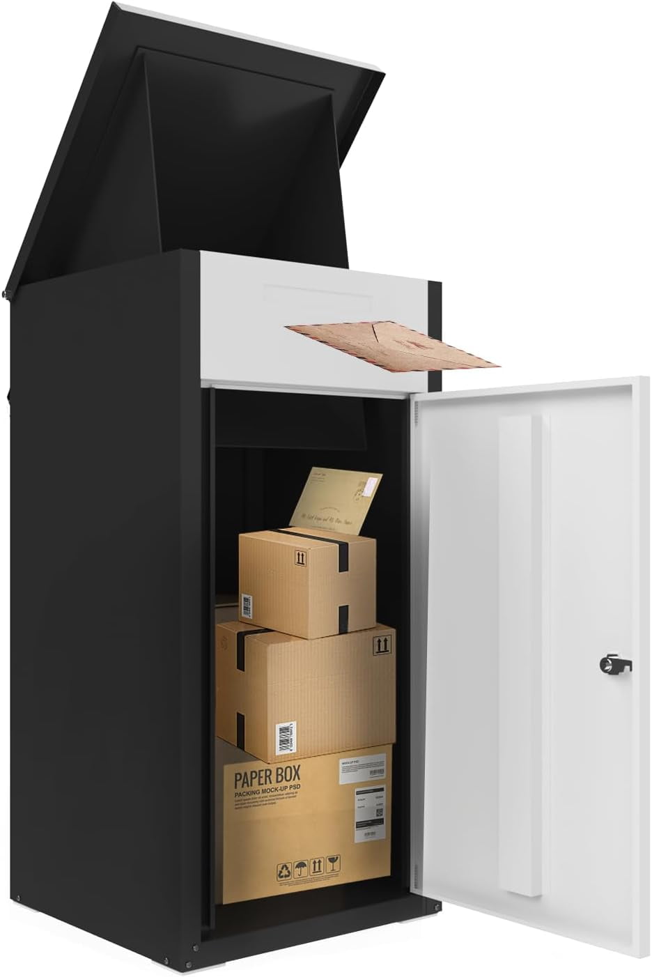 Package Delivery Box for Outside, 38.3"x17" x 16" Lockable Anti-Theft ...