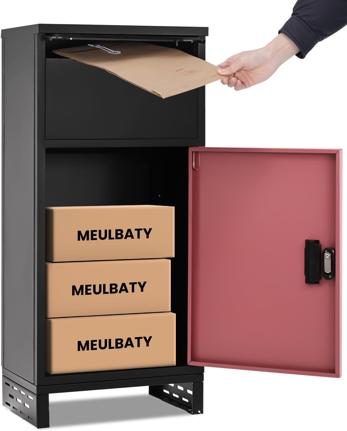 Package Delivery Box for Outside, Anti-Theft Parcel Drop Box, Secure ...