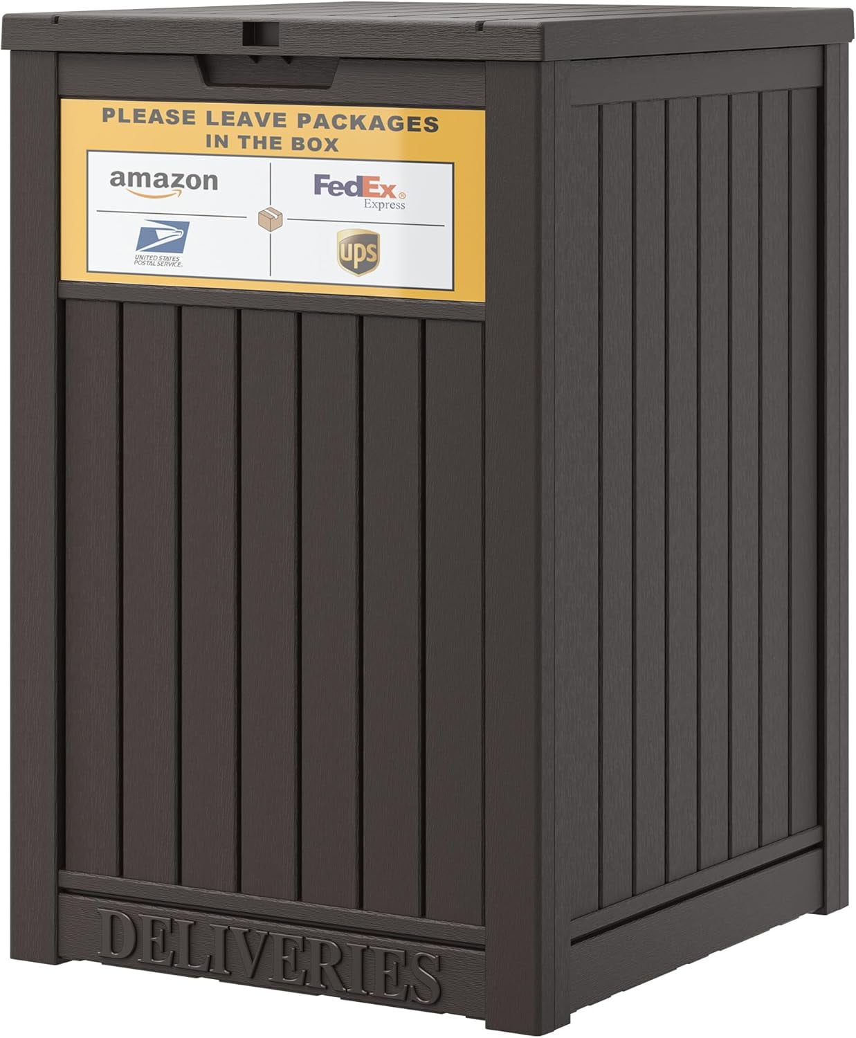 Package Delivery Box for Outside with Delivery Sign , 48 Gallon Storage ...
