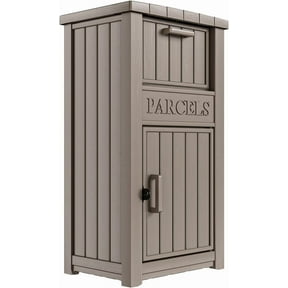 Step2 Kent Brown Plastic Package Delivery Box - Walmart.com