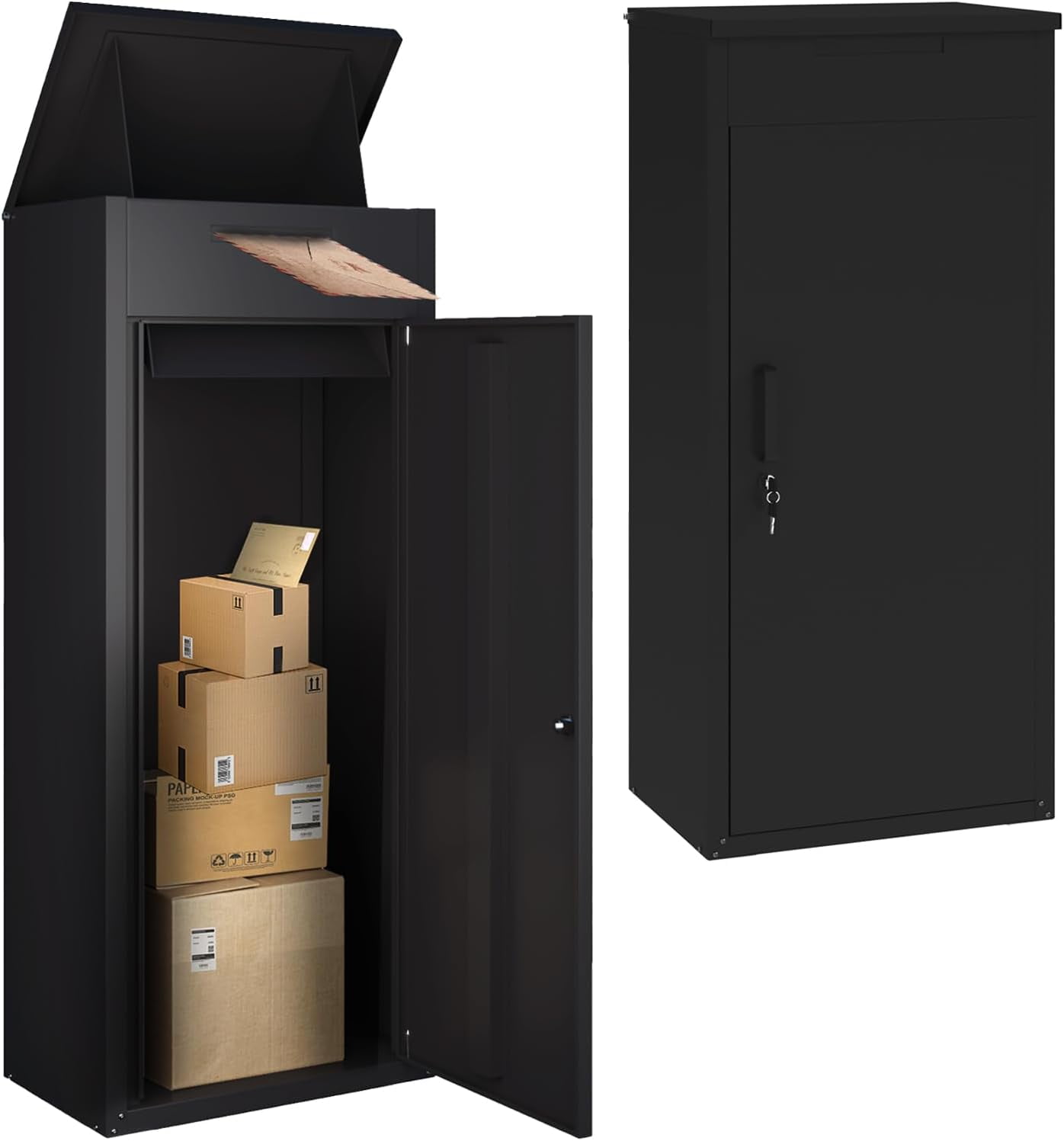 Package Delivery Box for Outside,Lockable Anti-Theft Parcel Drop Box ...