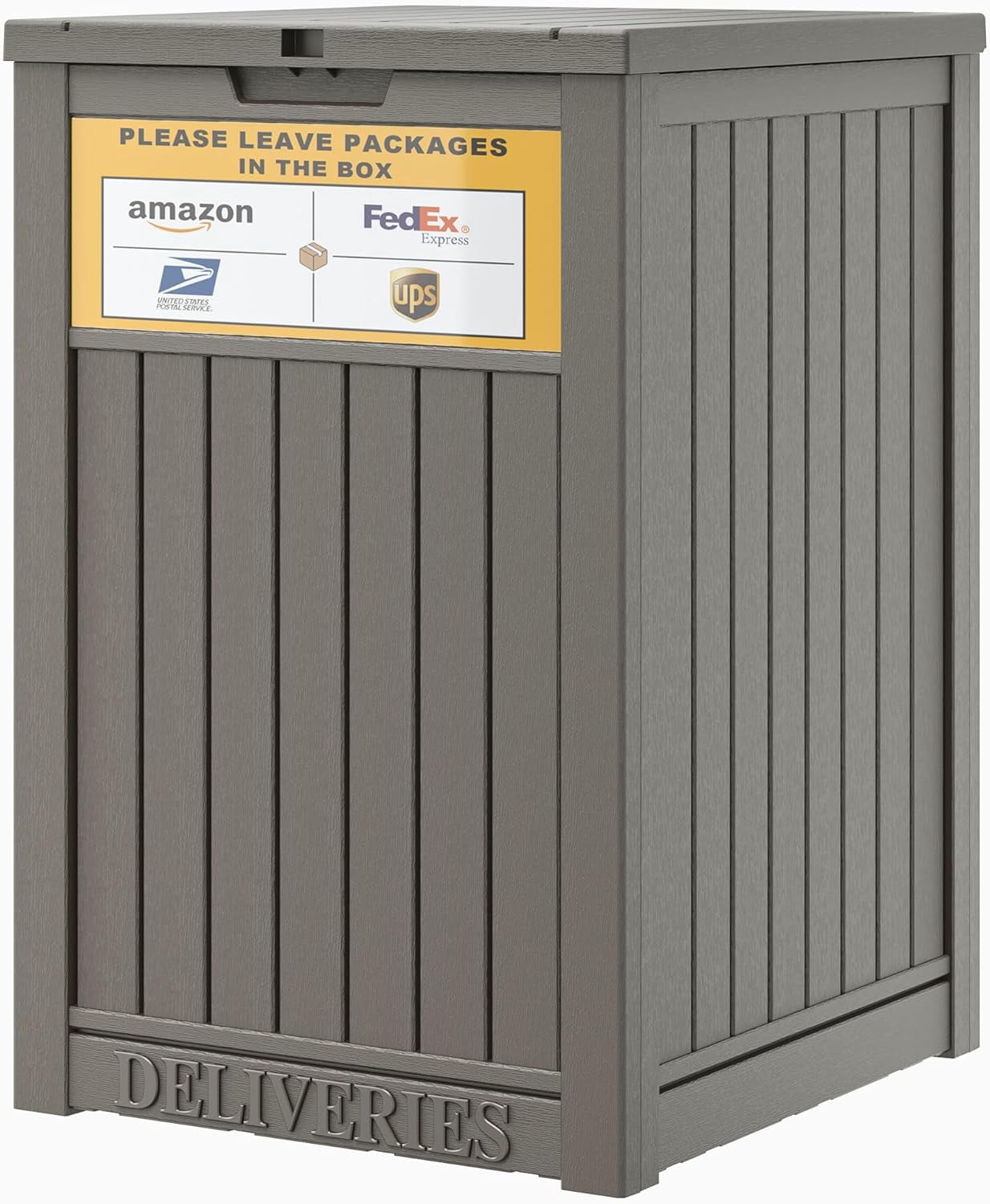 Package Delivery Box for Porch with Delivery Sign, Upgrade 48 Gallon ...