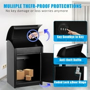 Step2 Kent Gray Plastic Parcel Package Delivery Box for Outside ...