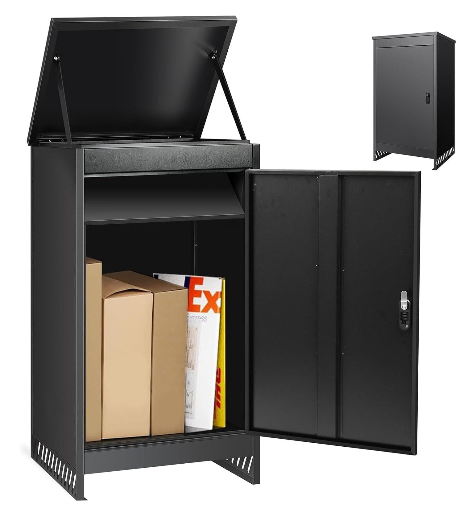 Package Delivery Boxes for Outside, Extra Large Parcel Drop Boxes with ...