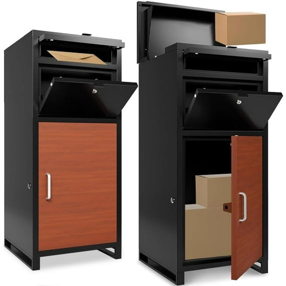 Package Delivery Boxes for Outside, Large Anti-Theft Parcel Drop Box ...