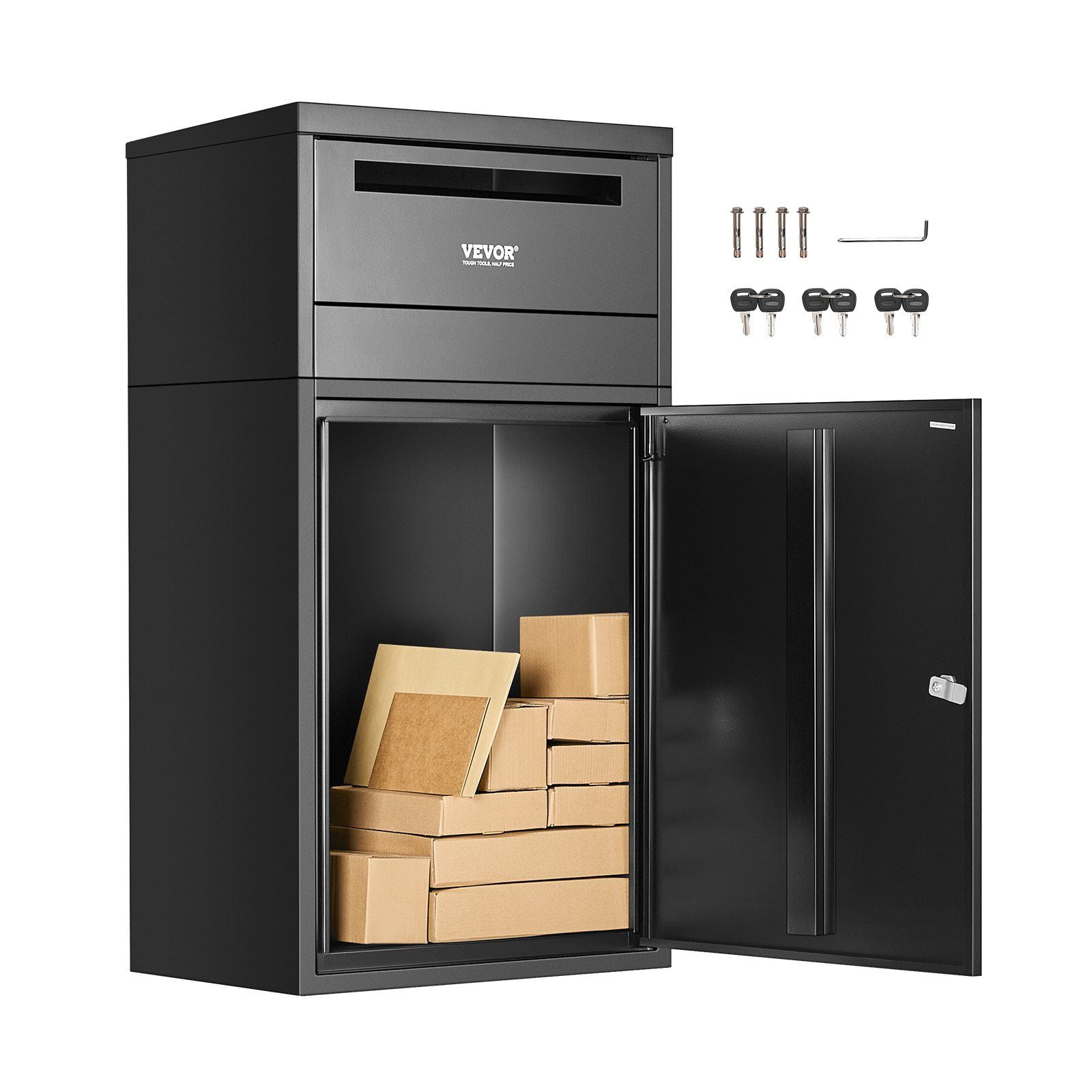 Package Delivery Boxes for Outside 35.8 in Anti-Theft Lockable Parcel ...