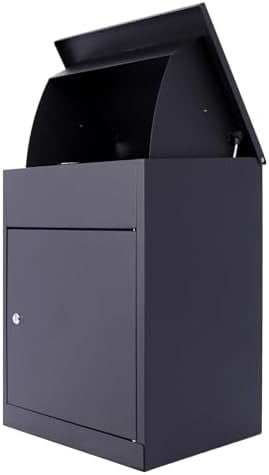 Package Delivery Boxes for Outside, Steel Wall Mounted Express Parcel ...