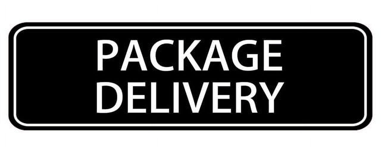 Package Delivery Sign,10 X 3 Inches Acrylic Plaque With Strong ...