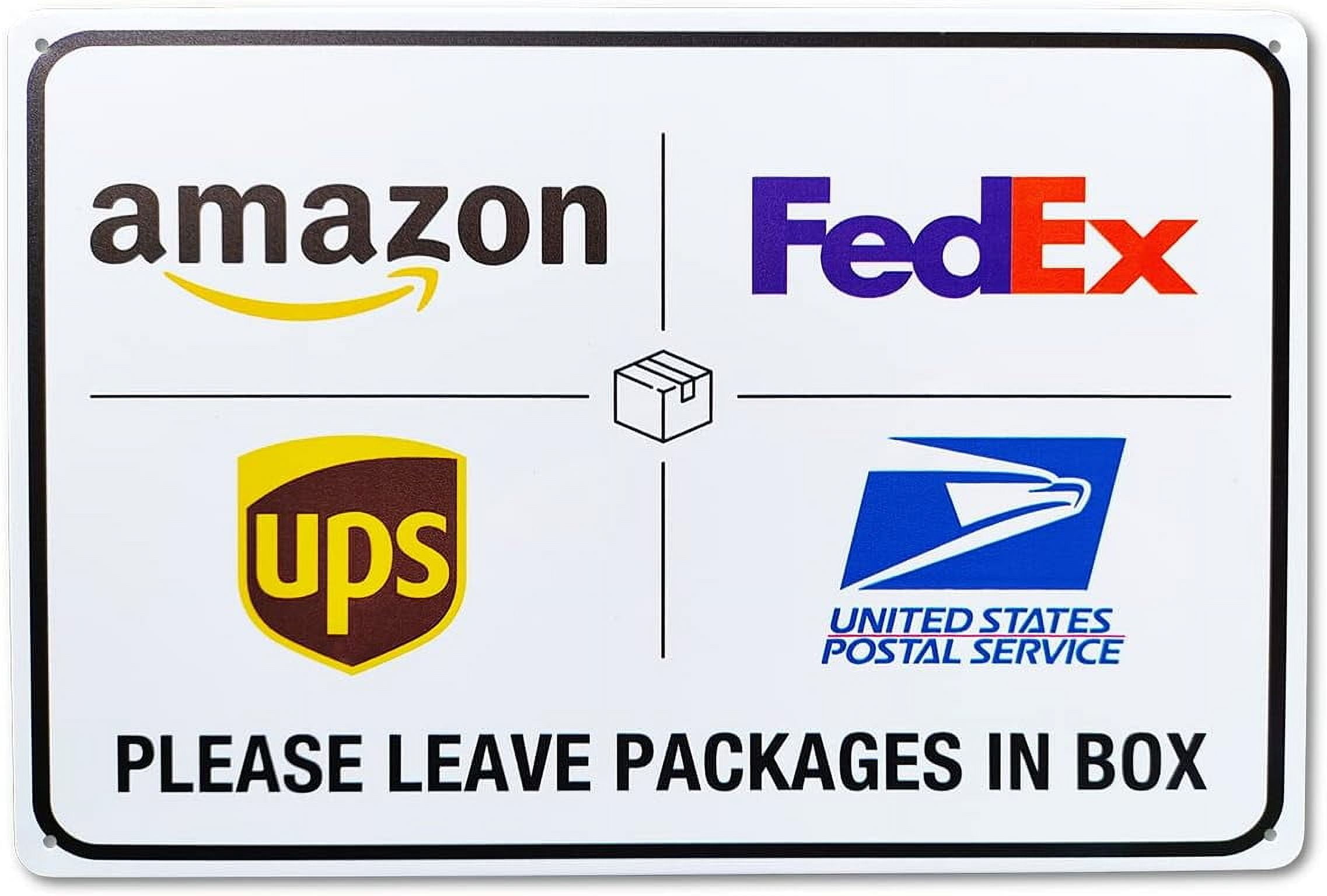 Package Delivery Sign, Please Leave Packages In Box, Delivery ...