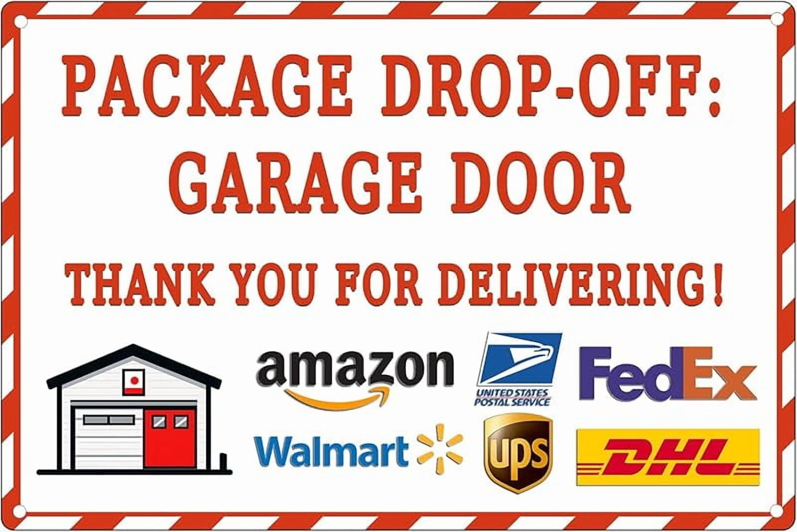 Package Delivery Sign Please Place Packages In Box Outdoor Porch ...