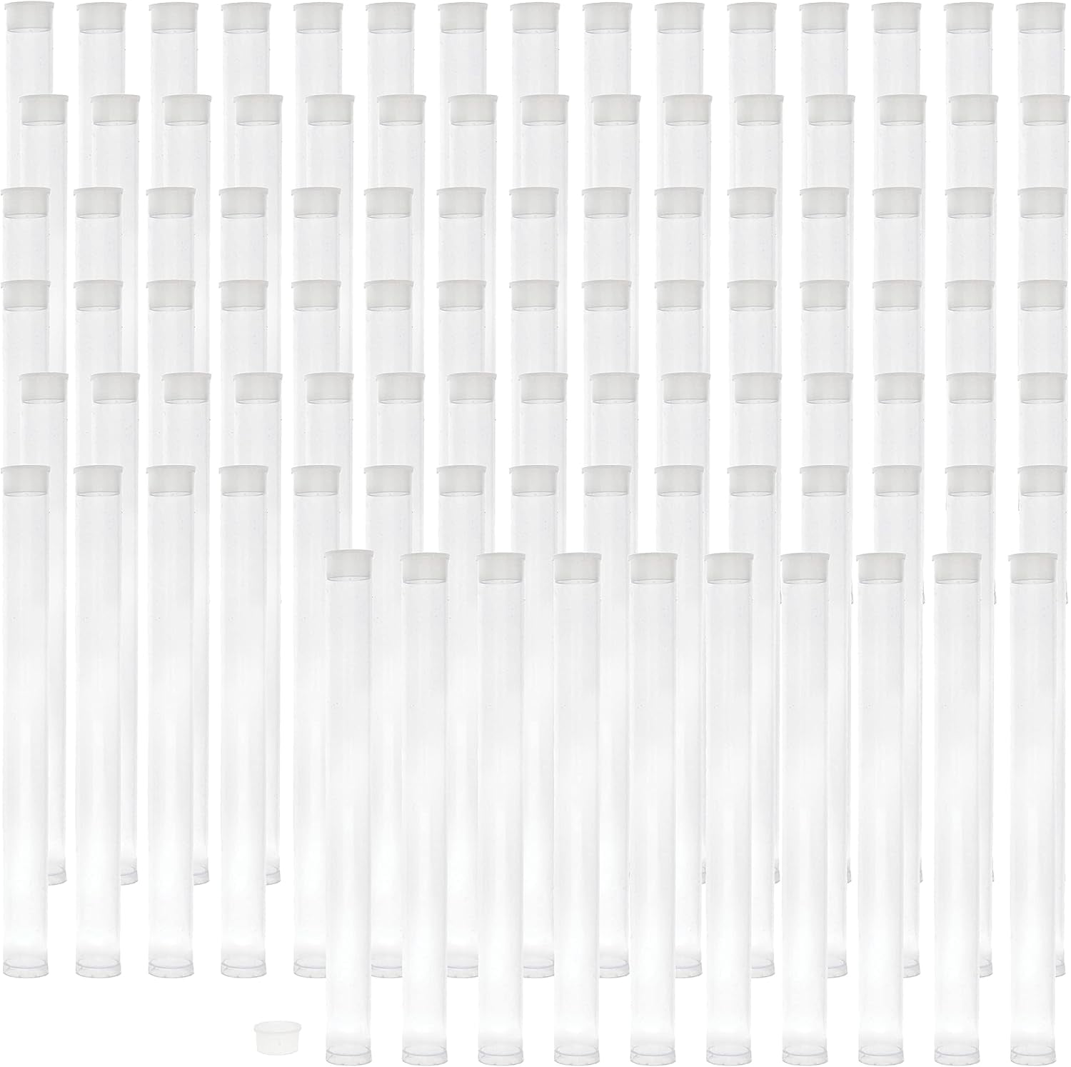 The Beadsmith Clear Plastic Tubes - 6-Inch-Long Round Tubes, 9/16 ...
