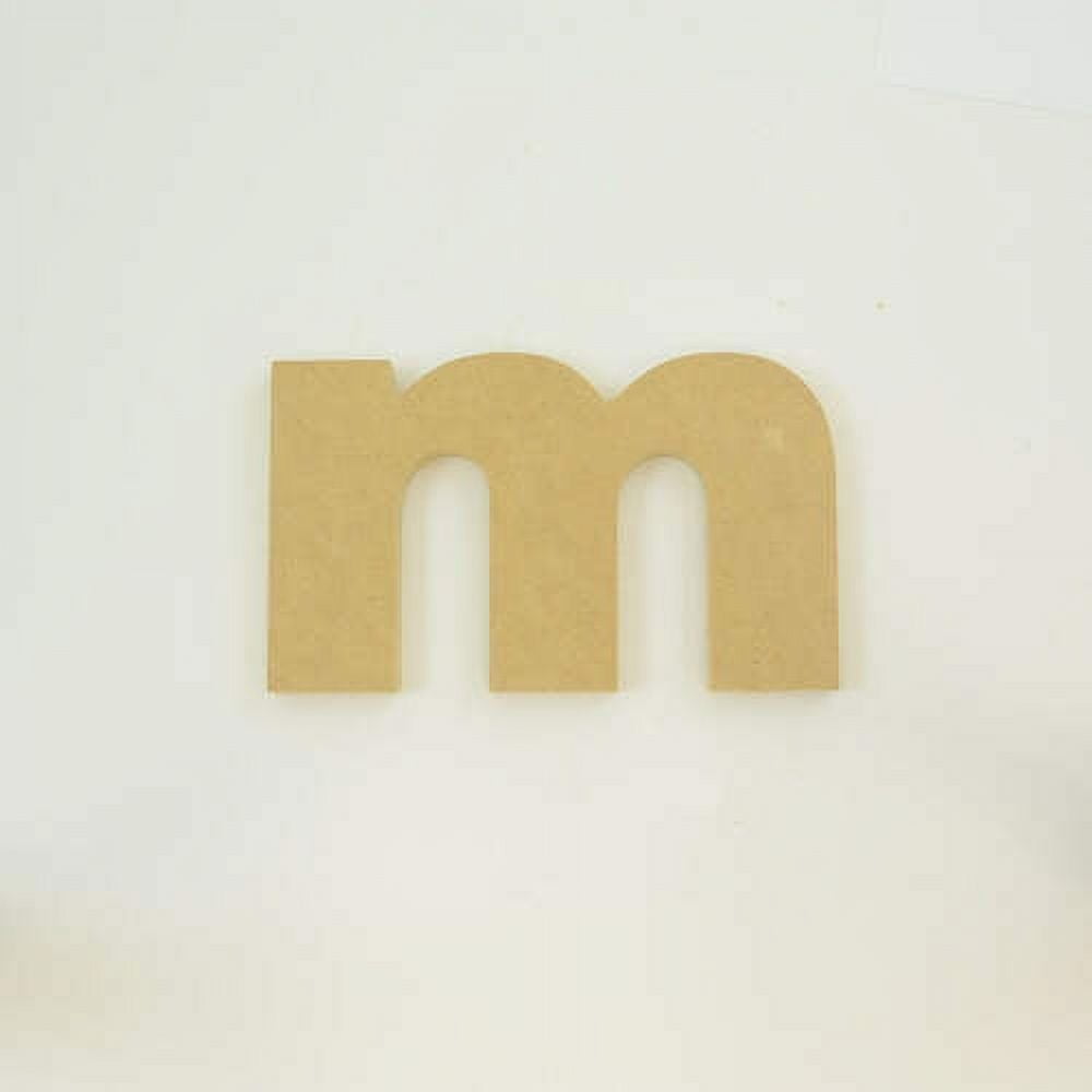 Package of 1, 16 Inch X 1/2" Thickness MDF Letter "m" in The Arial Font ...