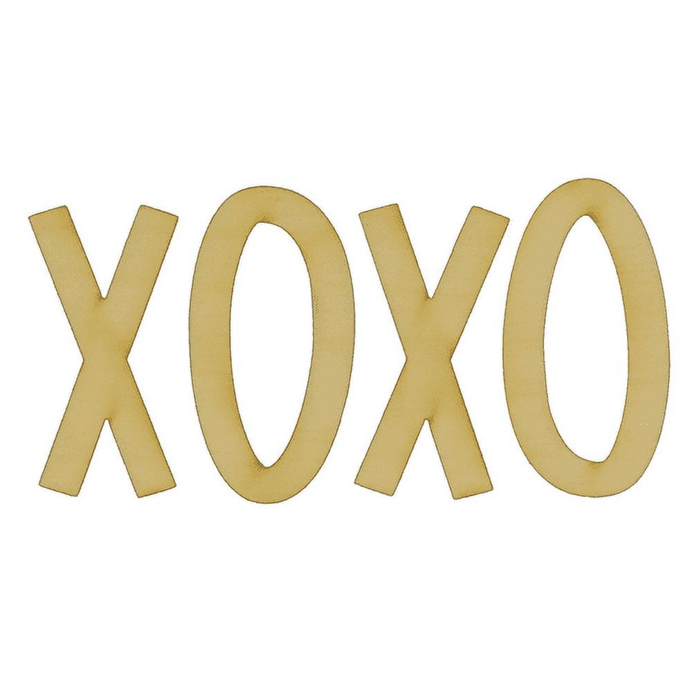Package of 1, Large 12" x 6" x 0.125" Baltic Birch Plywood Xoxo Block ...